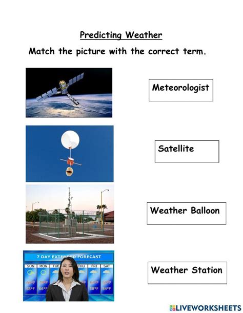 Predicting Weat… Free Interactive Worksheets 823700