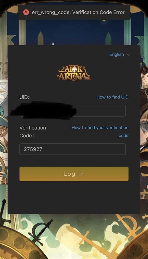 Why Does Verification Code Keep Not Working R Afkarena