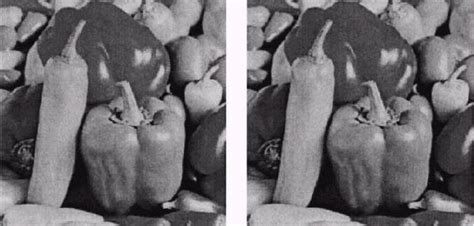 results of the image peppers a original image b vq at 0 3125bpp