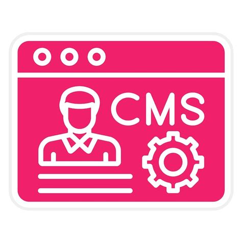 Premium Vector Cms Icon Style
