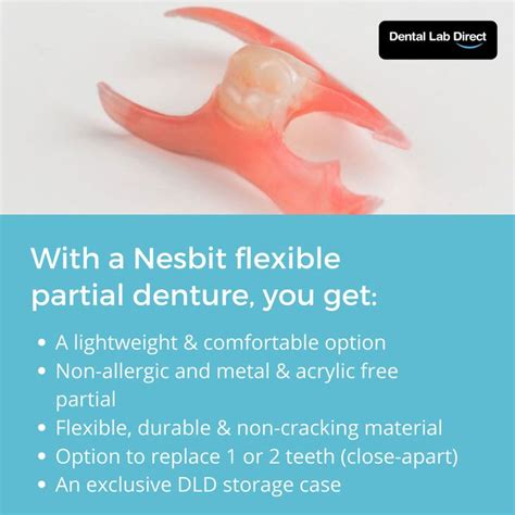 The Nesbit Partial Is An Ideal Option If You Are Replacing 1 Or 2 Teeth You Can Expect A