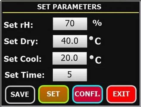 100 To 240 VAC Touch Screen Humidity And Temperature Controller For To Increase Humidity For