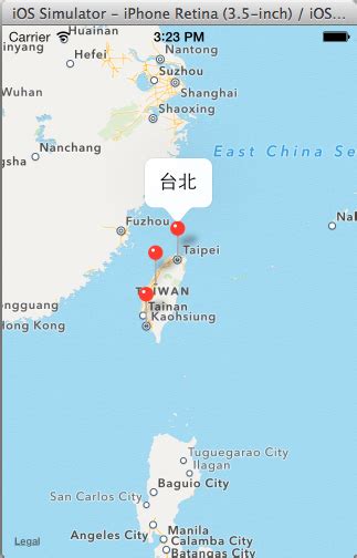 KH的程式世界 iOS 標示位置 MKMapView MKPointAnnotation