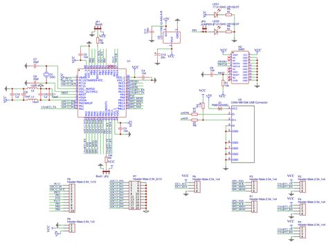 stm32最小系统原理图 资源 立创eda