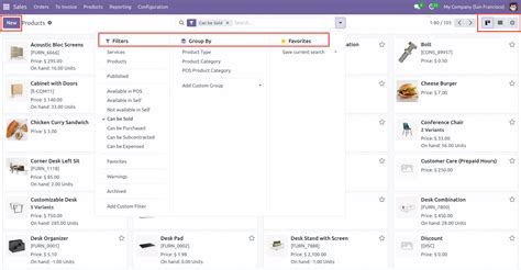 Products In Odoo Sales Odoo Community Book