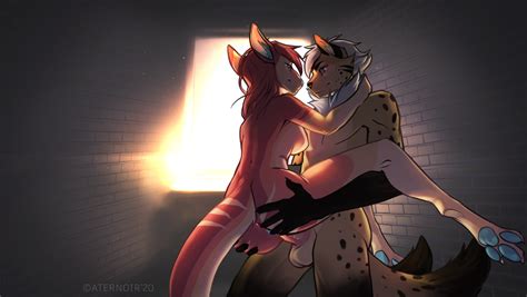 Rule 34 2 Tails Anthro Anus Ass Aternoir Breasts Butt Grab Duo Female