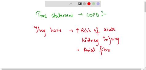 Solved A Patient With A History Of Chronic Obstructive Pulmonary