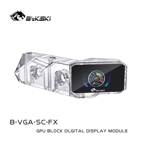 Bykski Gpu Terminal With Display For Vertical Installation Acrylic