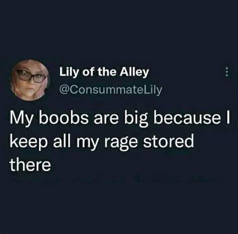 Lily Of The Alley Consummate Lily My Boobs Are Big Because I Keep All