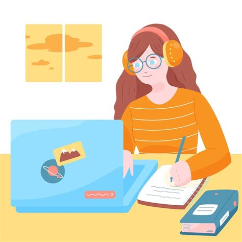 여자 일러스트 교육 벡터 Freepik에서 무료 고품질 벡터를 다운로드하세요 Freepik