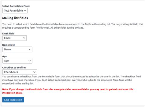 formidable forms integration in arigato pro