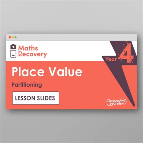 Year 4 Flexible Partitioning Of Numbers To 10 000 Mixed Activity Resource Classroom Secrets