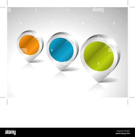 Round D Pointers With Place For Your Content Stock Vector Image Art Alamy