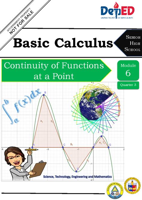 Basic Calculus Q3 M6 Module 6 Continuity Of Functions At A Point