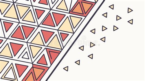 Geometric Triangles Pattern Triangle Pattern Geometric Pattern Abstract Triangles Vector