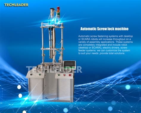 Latest Technology In Automatic Screw Driving Machine And System