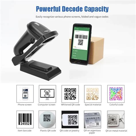 high quality 2d blue tooth barcode scanner qr pdf417 aztec bar code