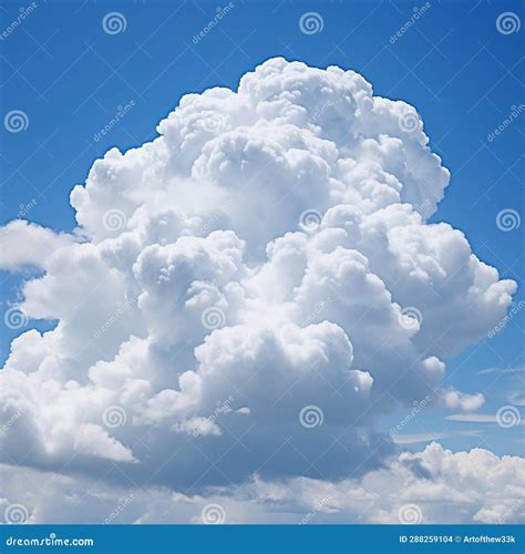 Abstract Cloud Formation A Symbol Of Cloud Computing And Technology Stock Illustration