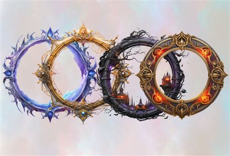 Border Frame Bundle Dnd Token Digital Token For Dnd Foundry Vtt