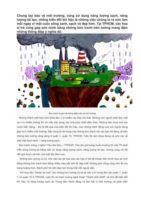 NHỮNG BỨC TRANH MANG THÔNG ĐIỆP SỐNG Ý NGHĨA docx