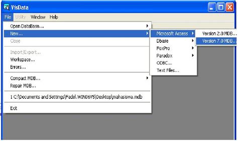 Hunt Information Cara Membuat Database Vb Dengan Access Lengkap