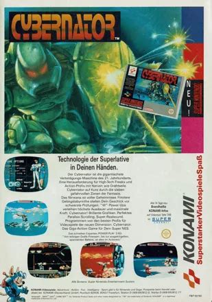 Cybernator 1992 Mobygames