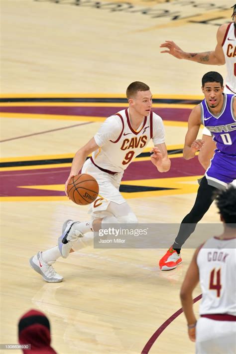 Dylan Windler Of The Cleveland Cavaliers Drives To The Basket Around