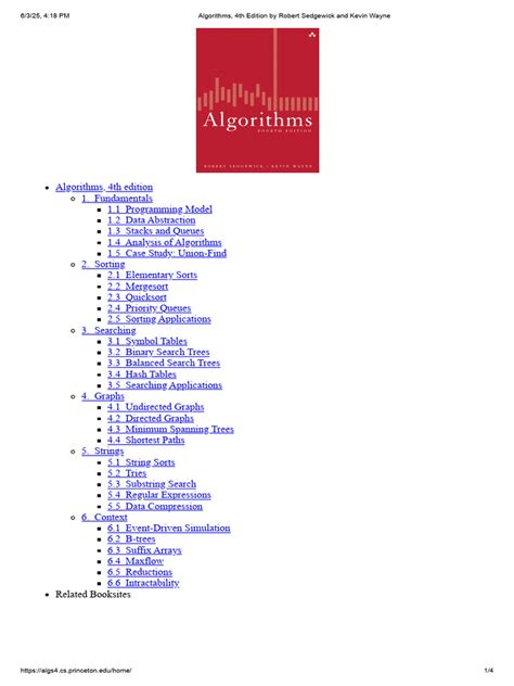 Algorithms 4th Edition By Robert Sedgewick And Kevin Wayne Pdf Computer Programming