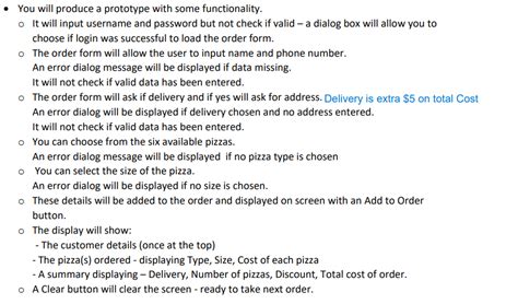 Solved Need To Make A Simple Pizza Ordering Program In Chegg