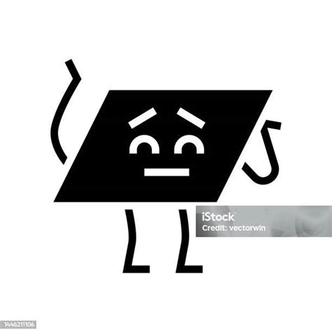 평행 사변형 기하학적 모양 문자 글리프 아이콘 벡터 일러스트 레이 션 각도에 대한 스톡 벡터 아트 및 기타 이미지 각도