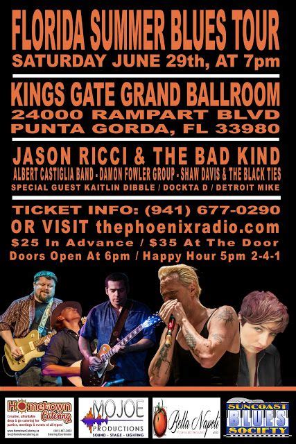 The Biggest Blues Event In Floridas Summer Set For June 29 W Jason