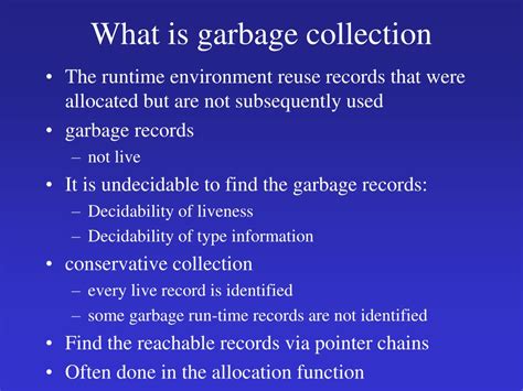 Ppt Understanding Garbage Collection In Programming Powerpoint