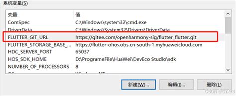 Flutter鸿蒙化环境配置（windows）flutter Config Ohos Sdk Csdn博客
