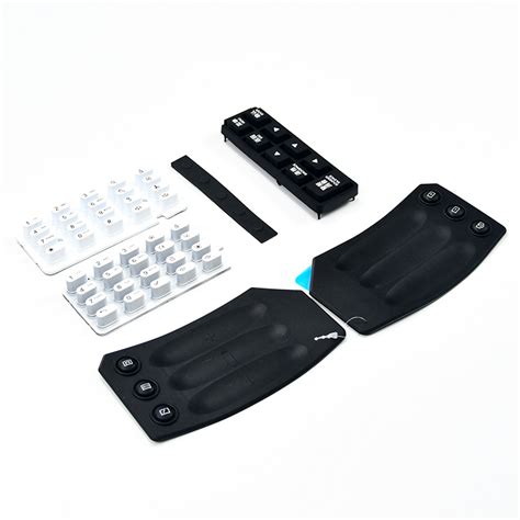 Oem Conductive Electronic Equipment Silicone Rubber Numeric Black