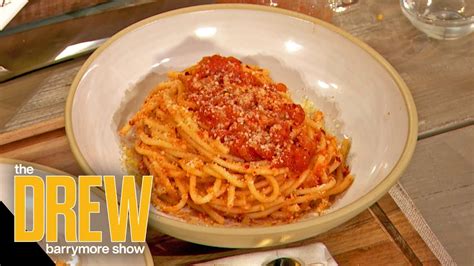 Chef Pilar Valdes And Drew Cook Delicious Amatriciana Pasta By Marcella