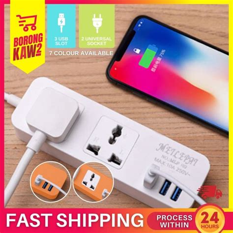 Trailing Socket Usb Power Extension Usb Charger Port 3x2 Usb Adapter And Universal Power Socket