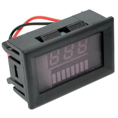 Charge Level Indicator Voltmeter V V V V Lithium Lead Acid Battery