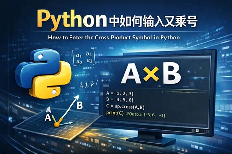 Python中如何输入叉乘号 Python中如何输入叉乘号