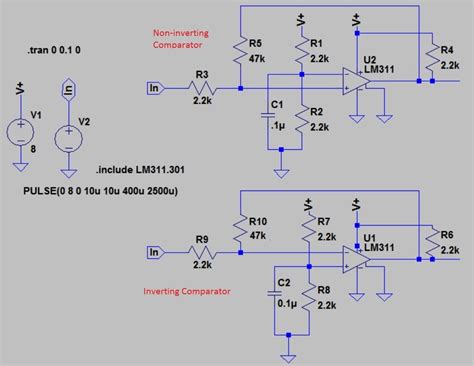 A Question On Transforming A Non Inverting Comparator To An Inverting One Electrical