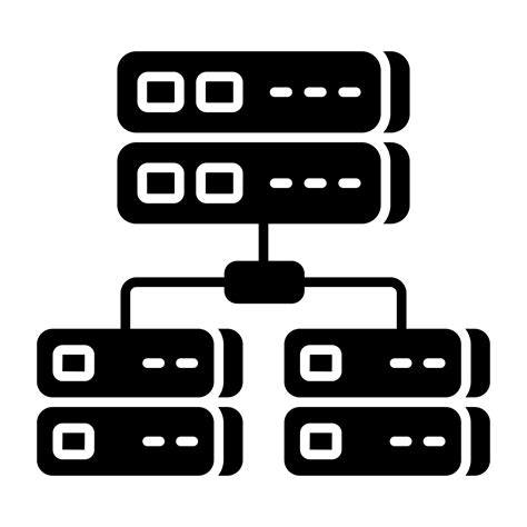 An Icon Design Of Server Network 23647767 Vector Art At Vecteezy