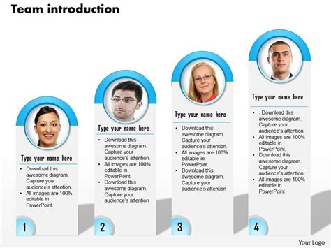 Graphic For Team Introduction Graphics Presentation Background For PowerPoint PPT
