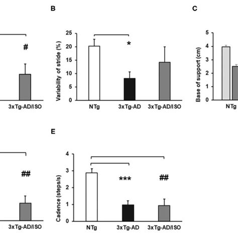 Spontaneous Gait Phenotype Quantitative Parameters Of Gait Results Download Scientific
