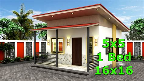 Small House 5x5 Design Full Plan