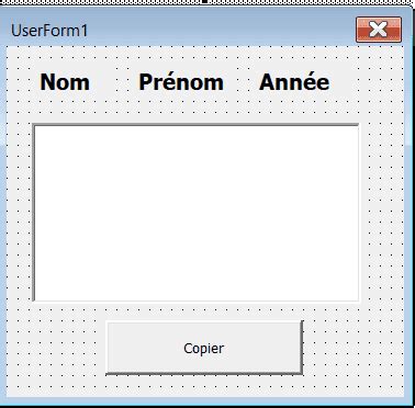 Copier Le Contenu D Une Listbox Dans Une Feuille Excel