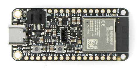 feather esp32 s2 wifi gpio modul kompatibilní s arduino adafruit