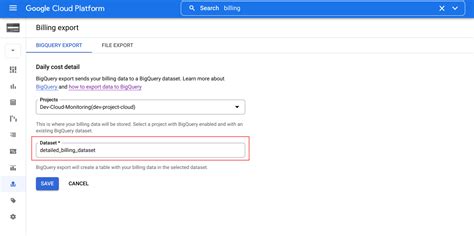 Gcp Cloud Billing Support Opsramp Documentation