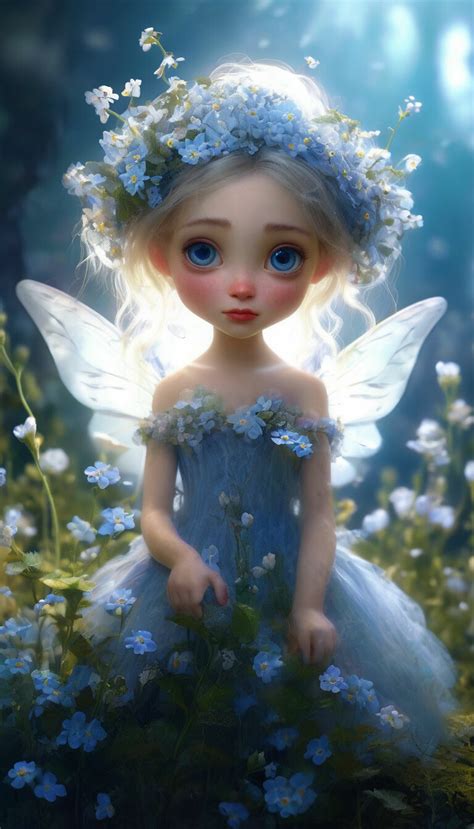 «🤍🤍🤍 сказочная принцесса незабудка большие… ☘️ Сици… — Шедеврум