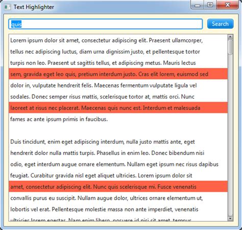 How To Highlight Text Java Qlerobl