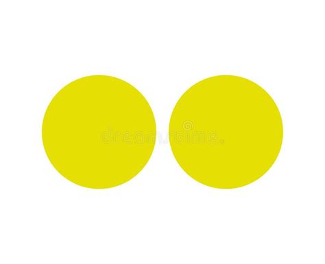 Circle Shape Collection Orange Element Symbol Vector Stock Vector Illustration Of Border