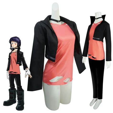 Kyoka Jiro Cosplay Costume Anime My H Ero Boku No Hero Women Suit Black